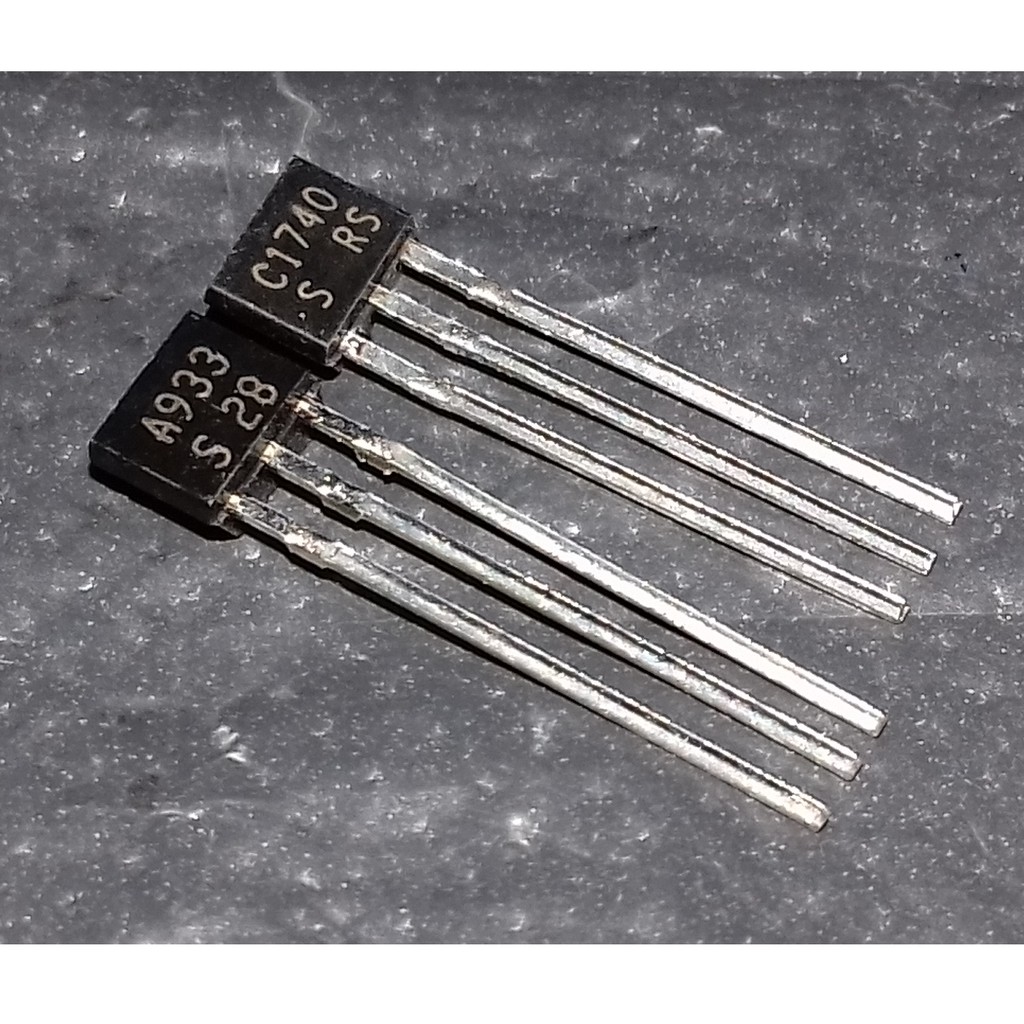 A933 2SA933 C1740 2SC1740 TRANSISTOR TO-92S 50V/0.15A PNP NPN | Shopee ...
