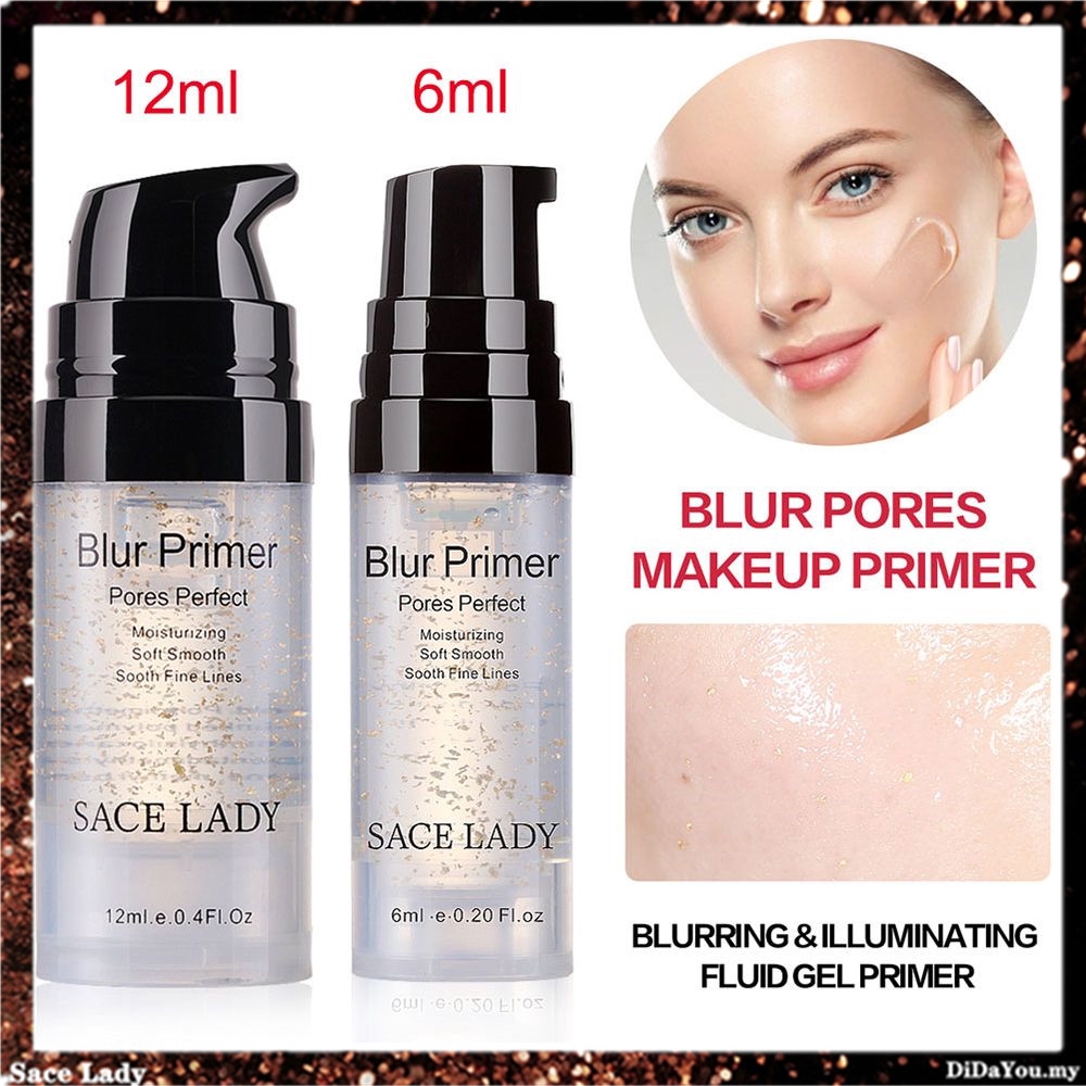 SACE LADY Face Base Primer 24k Gold Elixir Oil Control Professional ...
