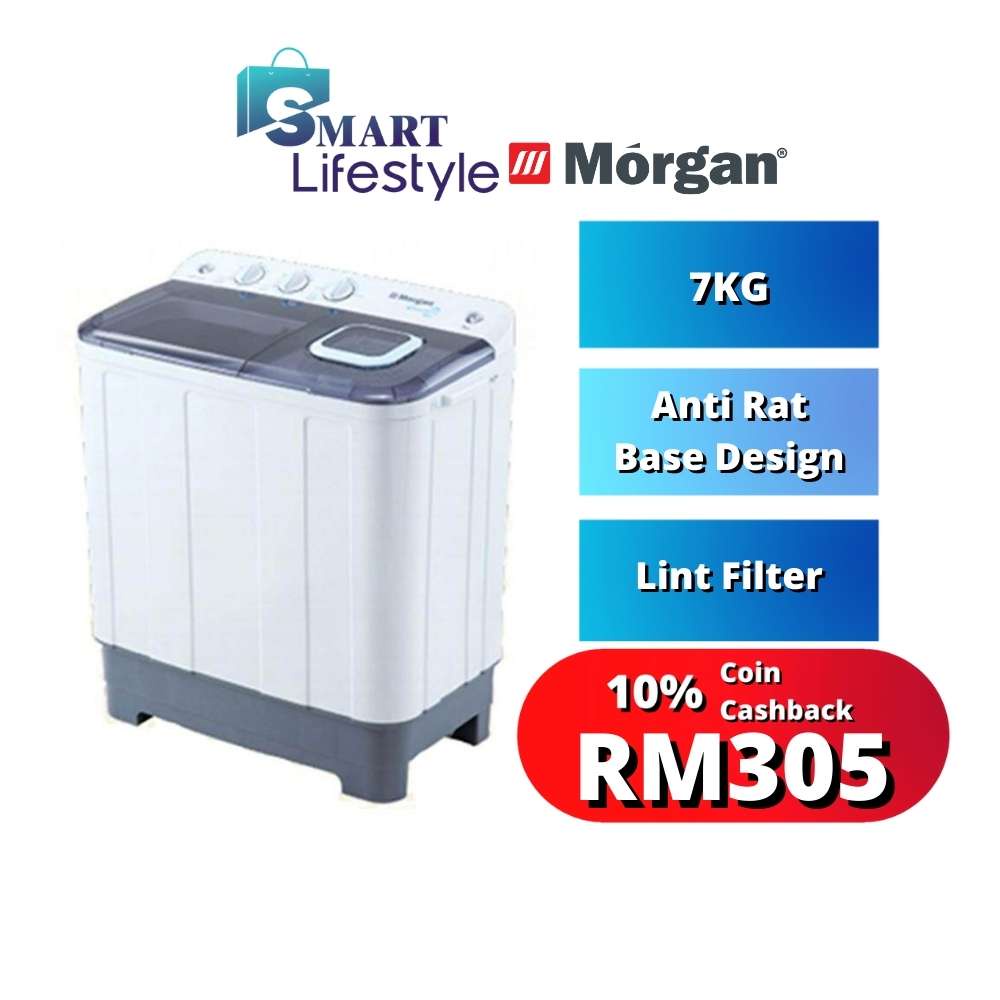 Morgan Semi Auto Washing Machine (7kg) MWM-B1370SA | Shopee Malaysia