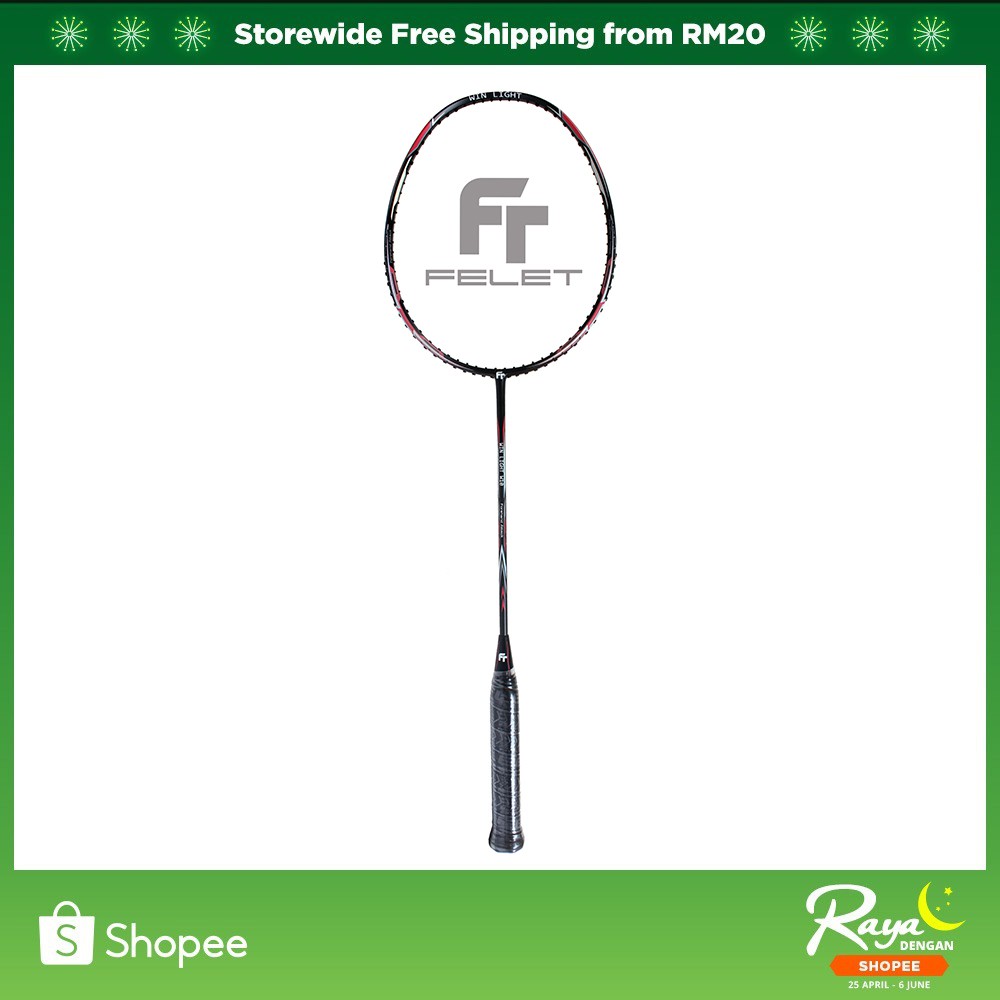 FELET Badminton Racquet - Win Light W10 - FLEET | Shopee Malaysia