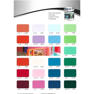 Sancora MELUX 77 GLOSS FINISH (WHITE/COLOUR) 5L Wood & Metal Paint ...