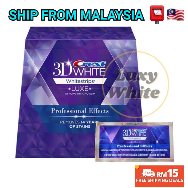 Crest 3D White Strips Teeth Whitening Strips Toothpaste Whitening Oral ...