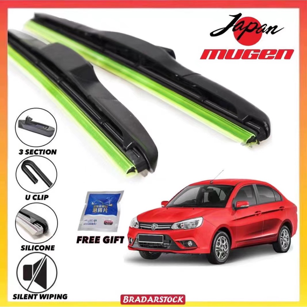 PROTON NEW SAGA WIPER Japan Mugen Silicone Wiper Saga MG17 MG22 ...