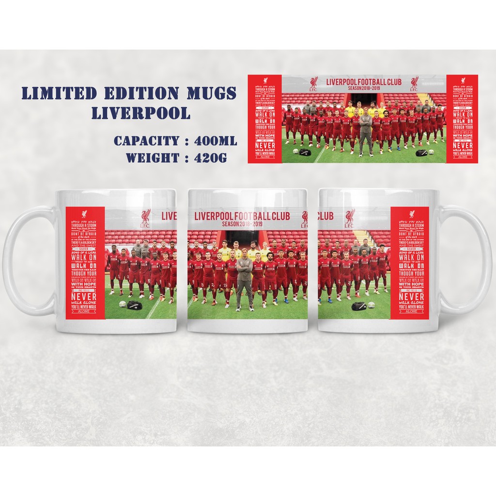 !!YNWA!! LIMITED EDITION MUGS LIVERPOOL TEAM (ceramic mug) | Shopee ...
