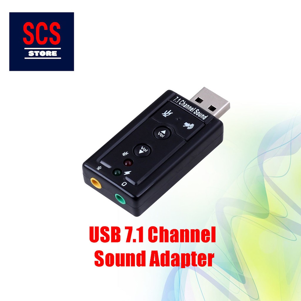 USB Sound Card 7.1 Channel 3D Audio Adapter Converter | Shopee Malaysia
