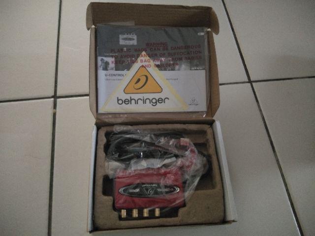 Behringer UCA-222 Ultra Low Latency 2 In 2 Out USB Audio Interface ...