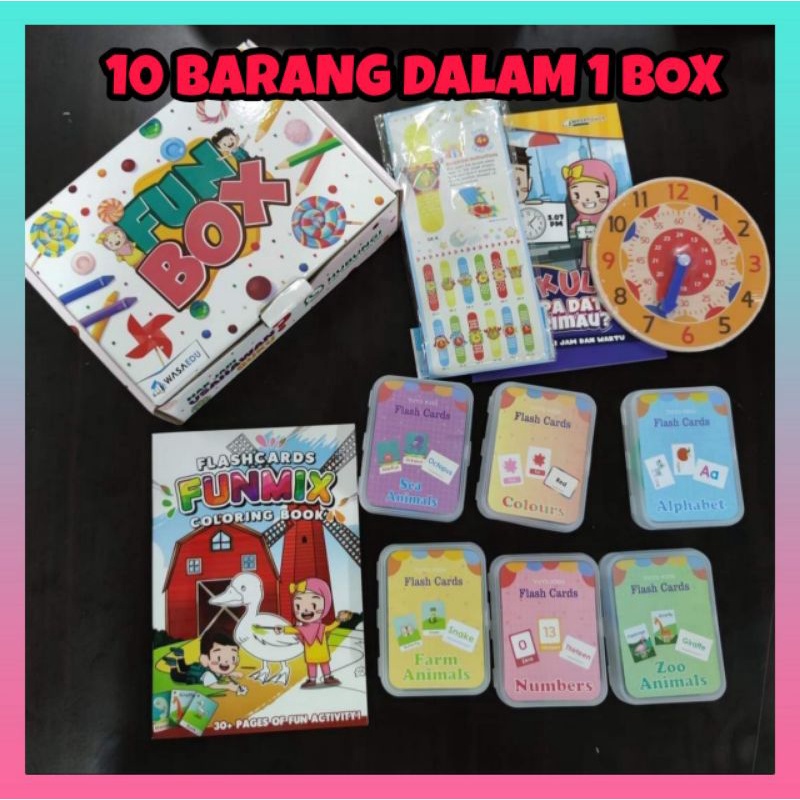 Funbox Buku Pukul Berapa Datuk Harimau Wooden Clock Mengenal Jam ...