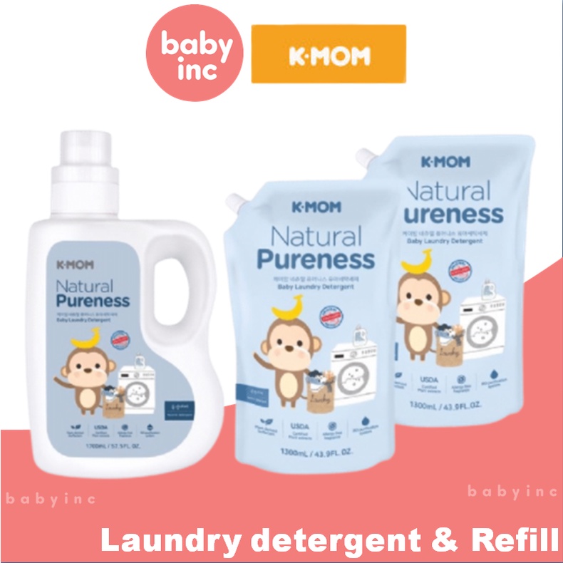 K-mom KMOM laundry detergent 1700ml & Refill | Shopee Malaysia