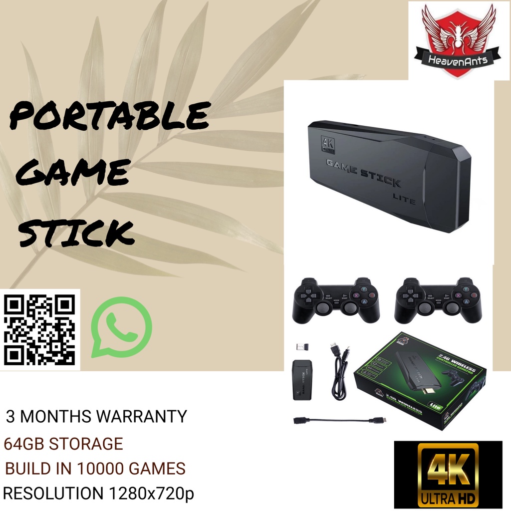 2021 Model Portable 10k game Wireless Video Game stick Plus Dual ...