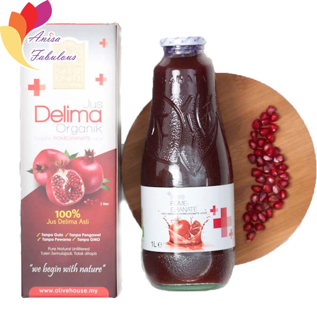 🔥READY STOCK🔥 Jus Delima Olivehouse 1 Liter Pomegranate Original Juice ...