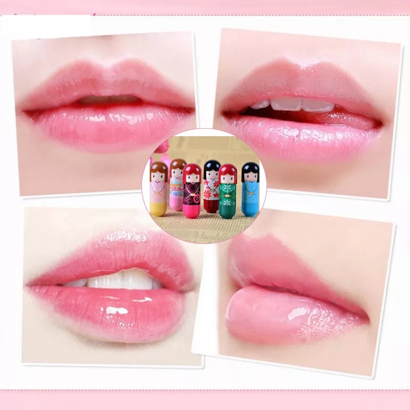 Cute Balm Moisturizing Lip Balm Beauty Makeup Lip Gloss Moist Smooth ...