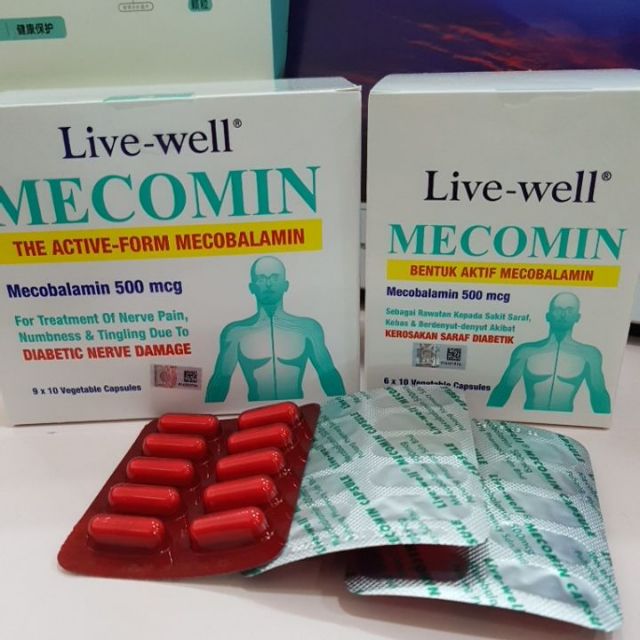Live-Well Mecomin 500mcg 10's (1 strip) | Shopee Malaysia