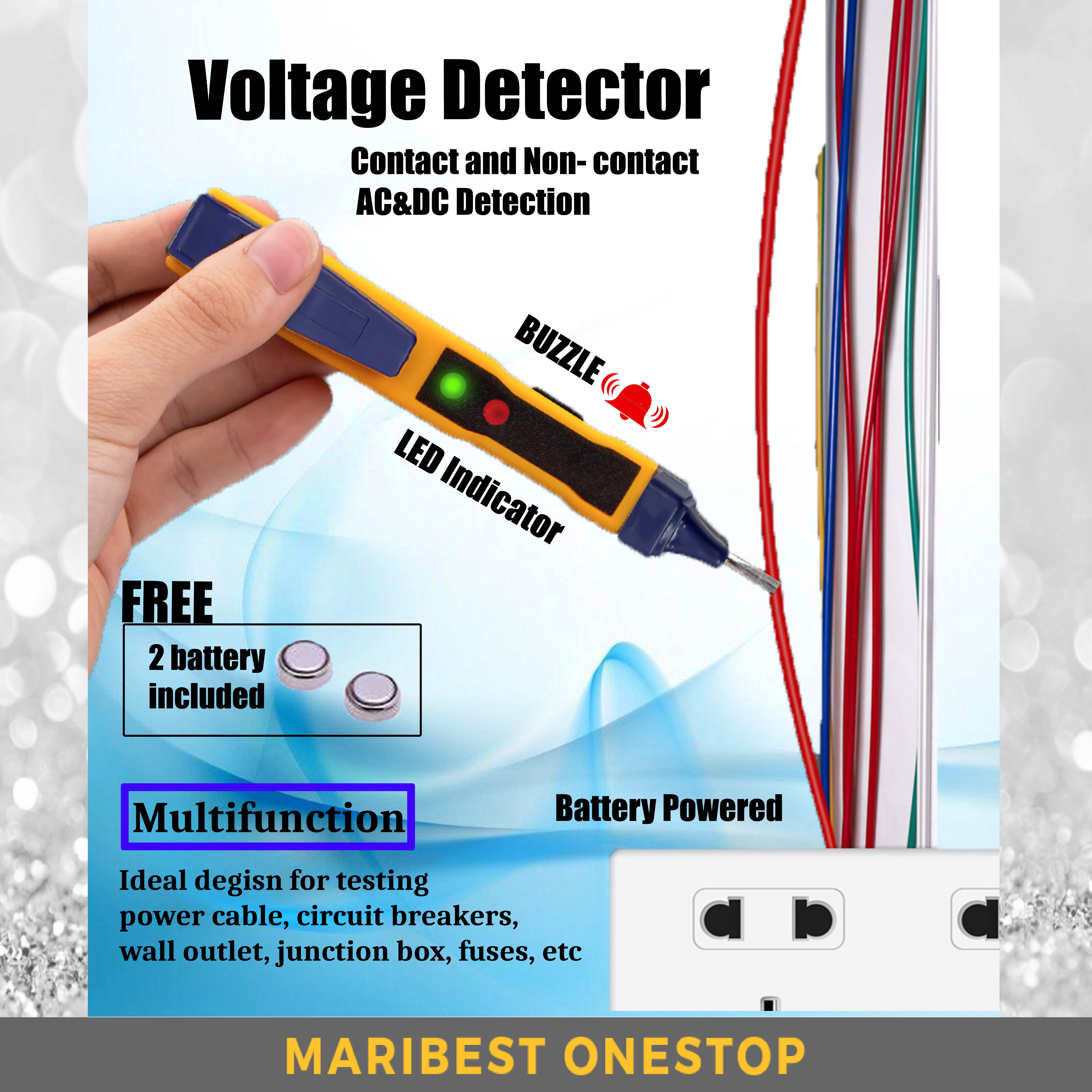 AC/DC Multi-functional Voltage Detector Electric Non-contact Pen Tester ...