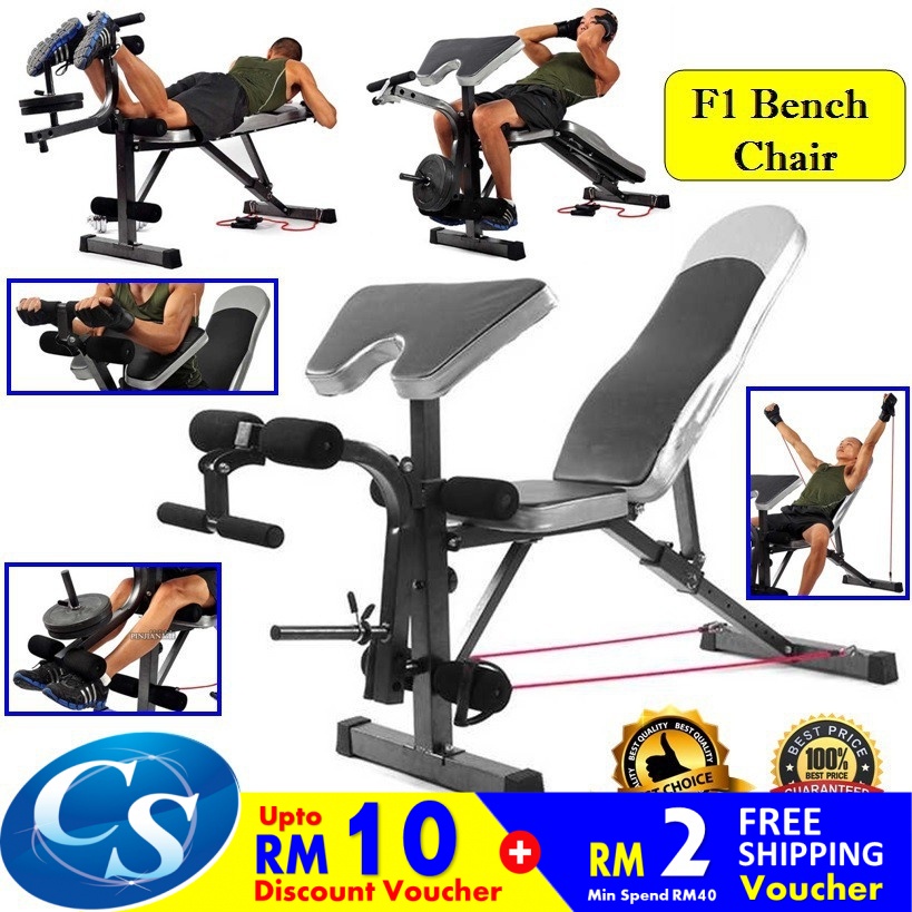 ADSports F1 Professional Multifunction Gym Fitnes Bench Chair Sit Up ...
