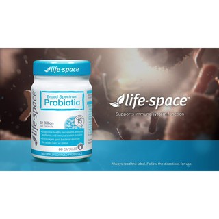 [Ready Stock] LIFESPACE Broad Spectrum Probiotic 60 Capsules 成人益生菌 60粒 ...