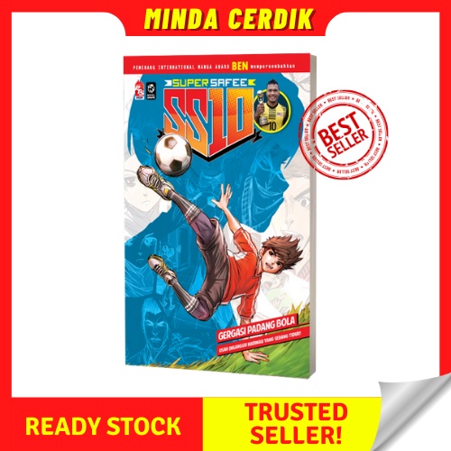 Buku SS10 #6 Gergasi Padang Bola oleh Ben Wong Buku Cerita Kanak Kanak Komik M Super Safee ...