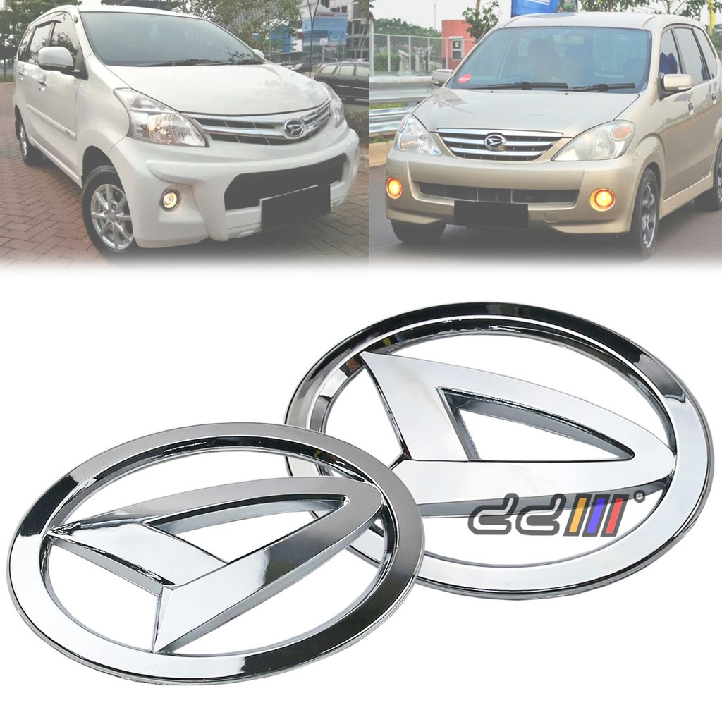 [Local Ready Stock] Chrome Daihatsu Logo Emblem Badge For Toyota Avanza ...