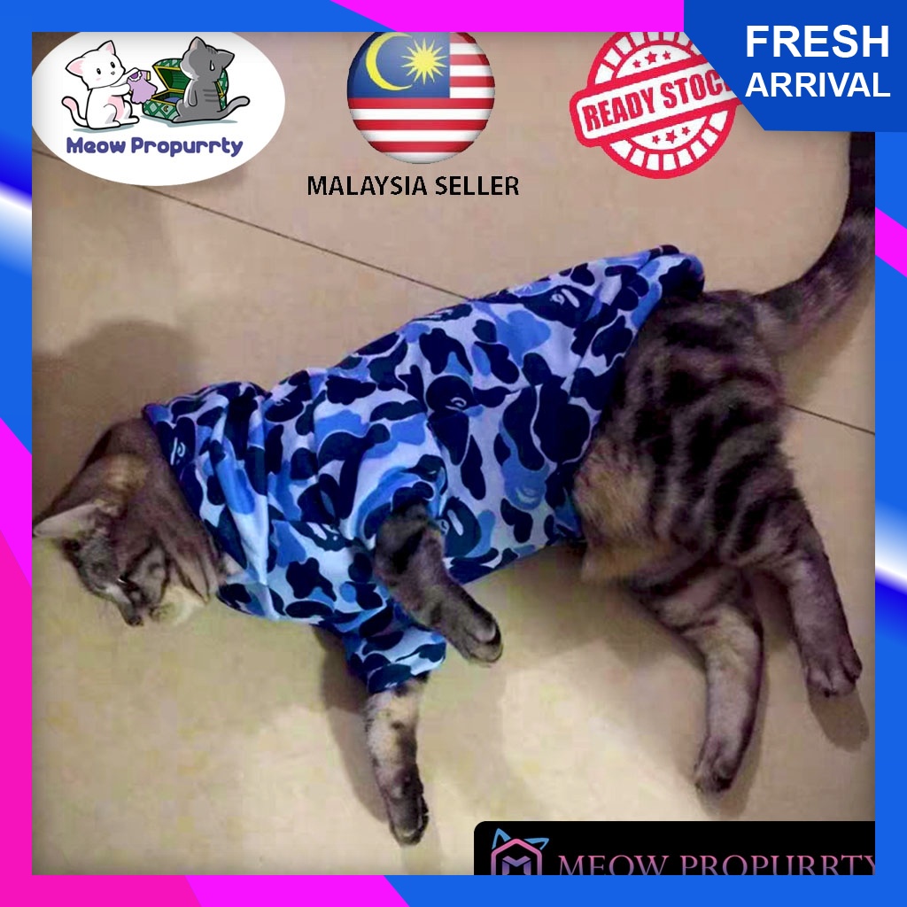 Baju Kucing Comel Ready Stock Malaysia Pakaian Haiwan Gemuk Cute Pet ...