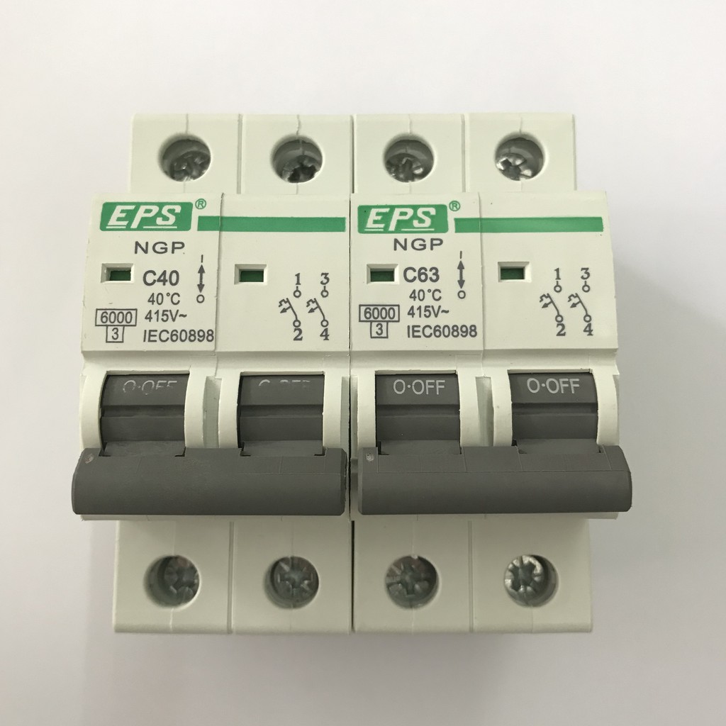 EPS 2 POLE MCB 40A, 63A Miniature Circuit Breaker (6KA & SIRIM APPROVE ...
