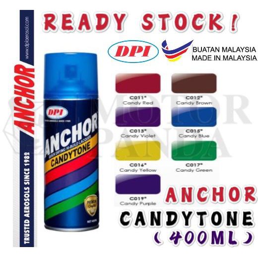 ANCHOR CANDY TONE CANDYTONE CAN SPRAY PAINT CAT SPRAY TIN CANDY RED ...