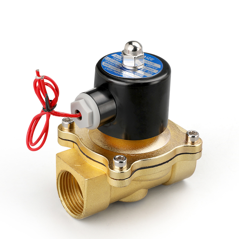Two Way Electric Solenoid Valve Normally Closed 220V 12V 24V 110V 1/4 3/8 1/2 3/4 For Water Air ...