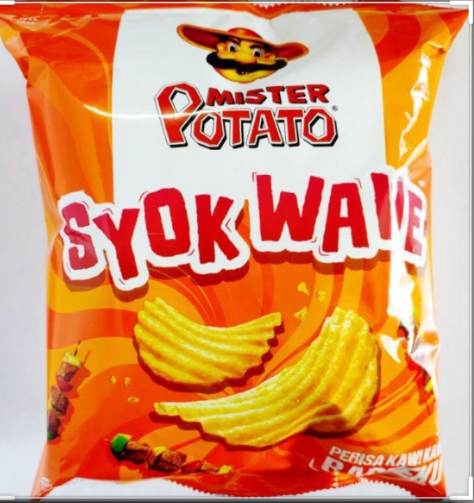 MISTER POTATO SYOK WAVE BBQ 65GM | Shopee Malaysia