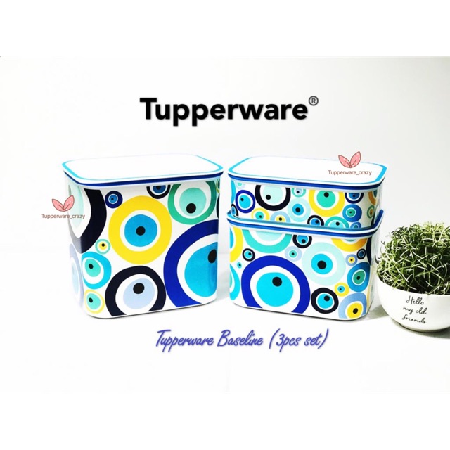 Tupperware Baseline (3pcs Set) | Shopee Malaysia