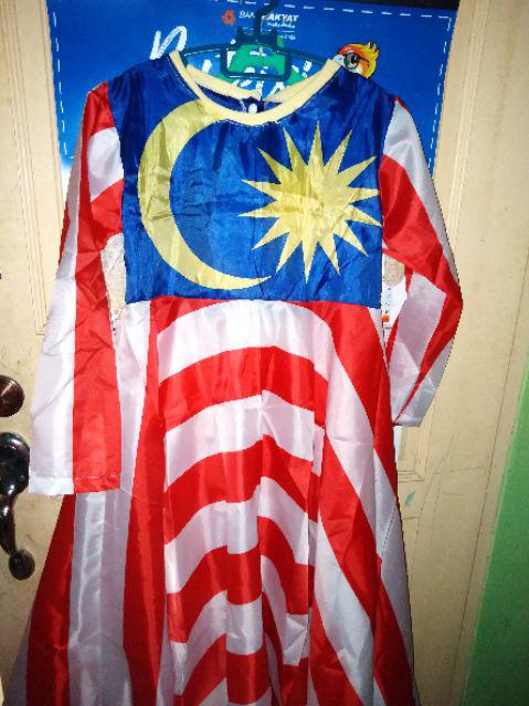 Dress Merdeka by mkms (kain bendera) | Shopee Malaysia
