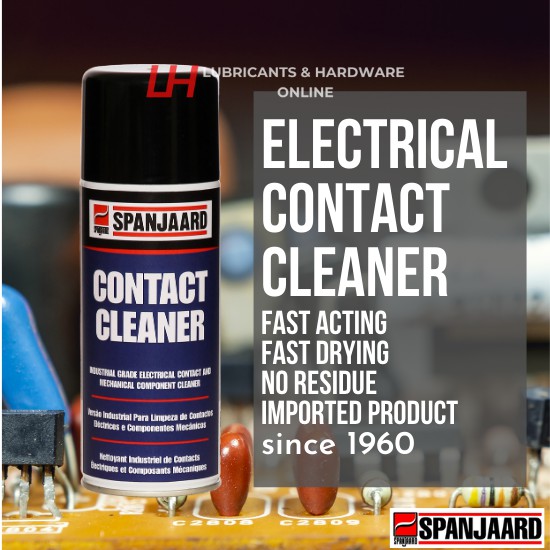 Spanjaard Fast Drying Contact Cleaner Spray (400ml) - Fast Acting and ...