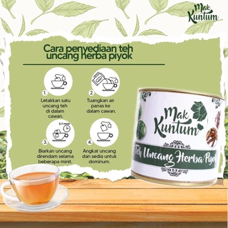 MAK KUNTUM Set Berpantang Ibu Bersalin Teh Uncang Herba Piyok Minuman ...