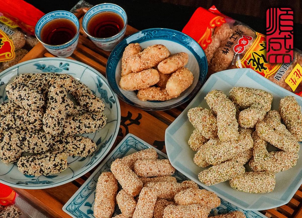 顺盛 Uncle Sam 麻佬 Traditional Sesame Puff / Black Sesame Puff / Seaweed ...