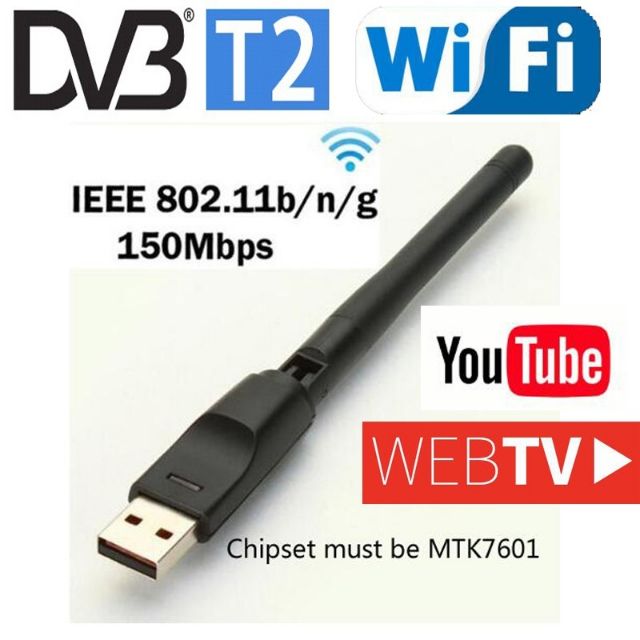 150mbps DVB T2 Wifi Adapter WIFI Dongle Wifi Receiver For Dekoder mytv ...