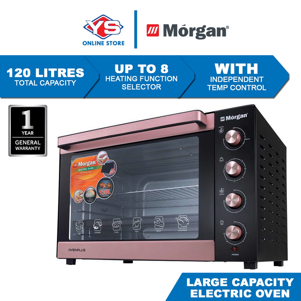 Morgan 8 Functions Large Capacity Rotisserie Electric Oven MEO-GLAMO ...