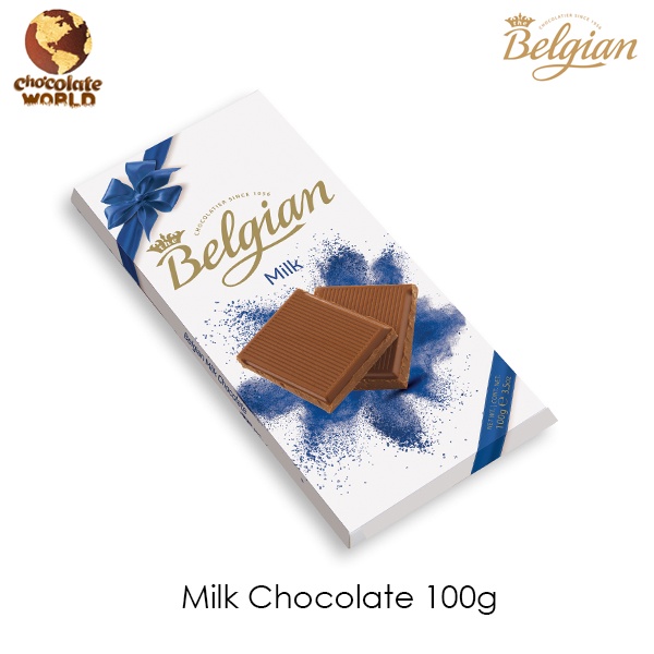 The Belgian Milk Chocolate 100g (Made in Belgium) | Shopee Malaysia