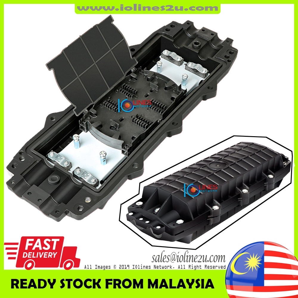 12 core 24 / 48 cores Outdoor Fiber optic Splicing Box Enclosure Joint ...
