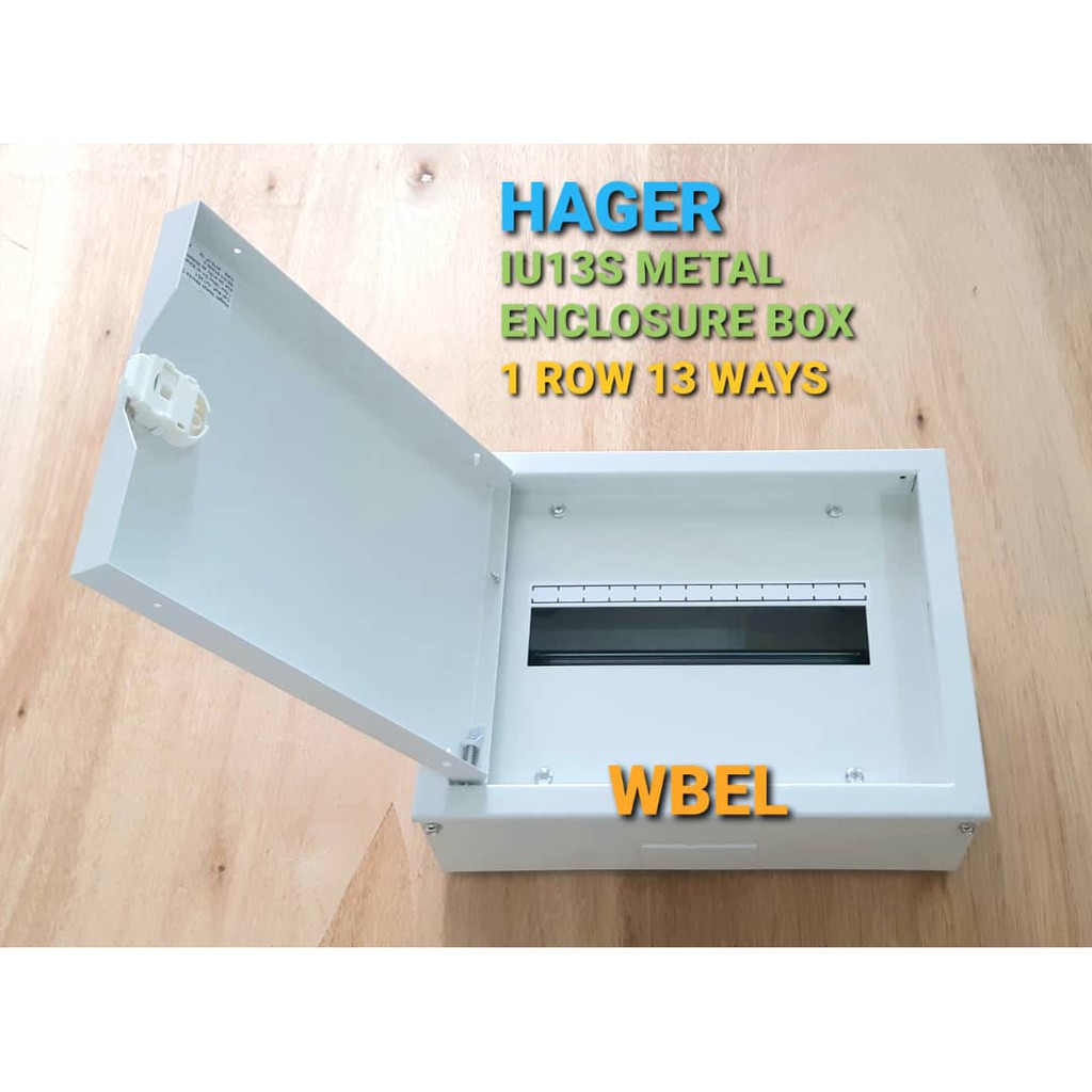 HAGER IU13S METAL ENCLOSURE BOX (1 ROW 13 WAYS) | Shopee Malaysia
