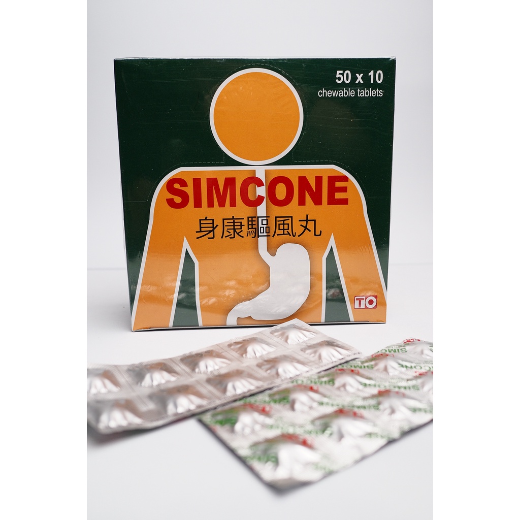SIMCONE Simethicone 80MG CHEWABLE (KEMBUNG PERUT/ANGIN) | Shopee Malaysia