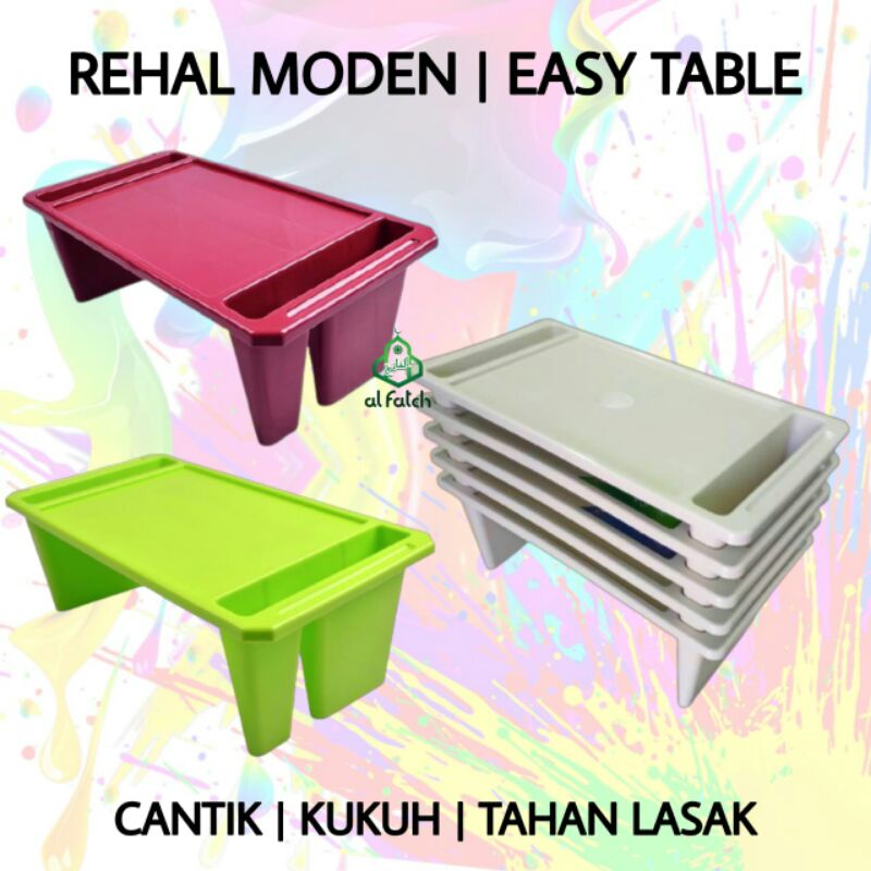 REHAL MEJA MODEN PLASTIK / REHAL MEJA KANAK-KANAK / Easy Table | Shopee ...