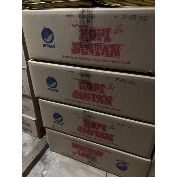 !!READY STOCK !! KOPI JANTAN PAPAN CARTON 20 papan | Shopee Malaysia