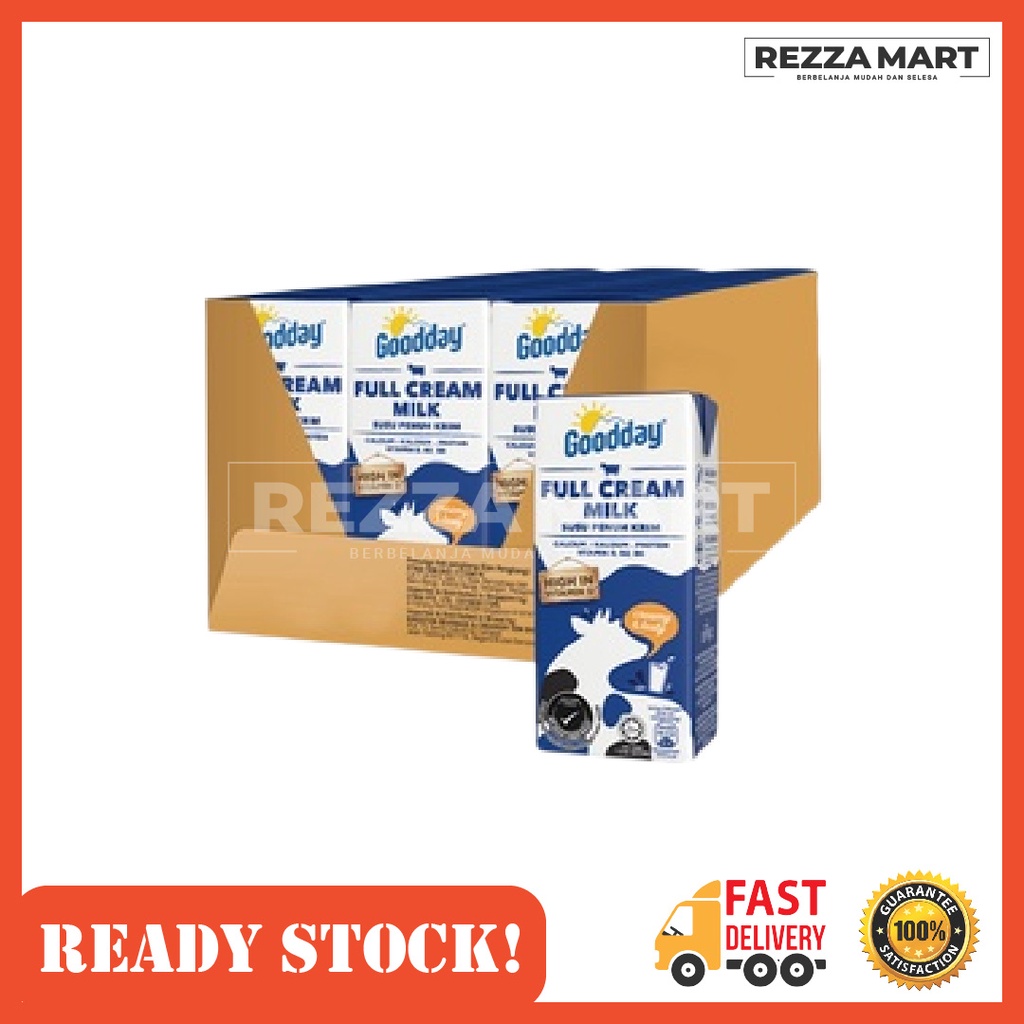 Goodday UHT Full Cream Milk 1 Carton (24 x 200ml) | Shopee Malaysia