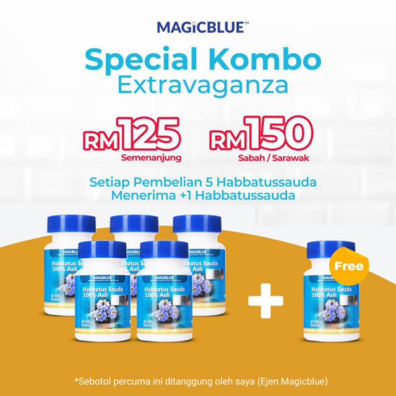 Habbatus Sauda Original MAGBLUE - 60 Kapsul Habbatussauda (LULUS KKM ...