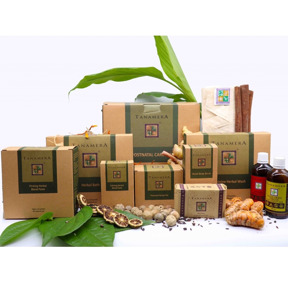 Tanamera Post Natal Care Set / Set Bersalin Tanamera / Set Berpantang ...