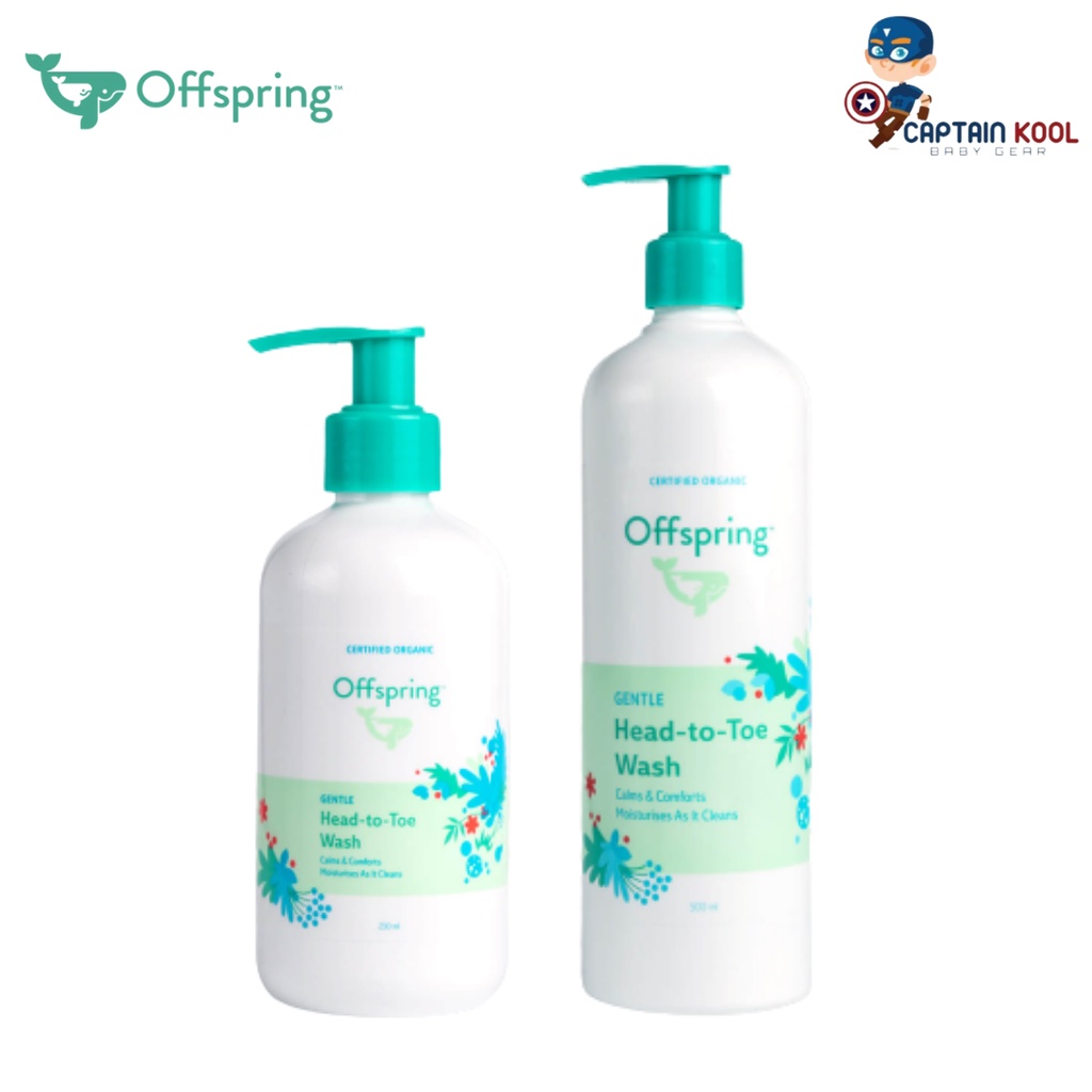 Offspring Gentle Baby Head 2 Toe Wash 250ml / 500ml | Shopee Malaysia