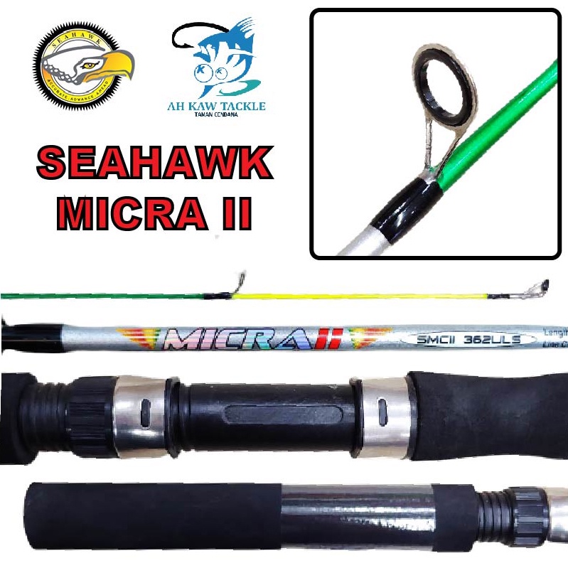 AHKAW - SEAHAWK Micra II Fishing Rod Prawn Rod Seahawk Ultralight Rod ...