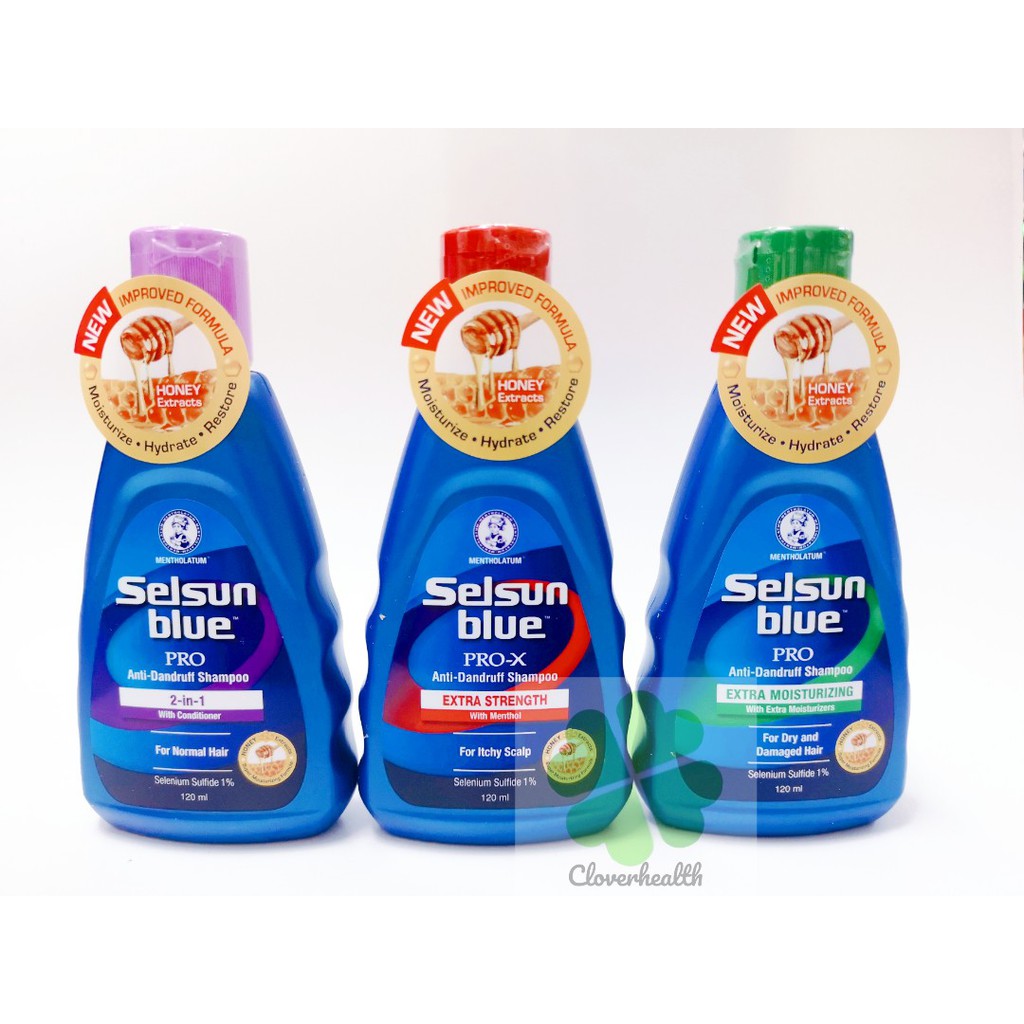 SELSUN BLUE Extra Strength / Extra Moisturizing / 2 in 1 with ...