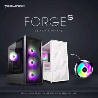 TECWARE FORGE S OMNI TG ARGB ATX Gaming Case ( BLACK / WHITE ) | Shopee ...