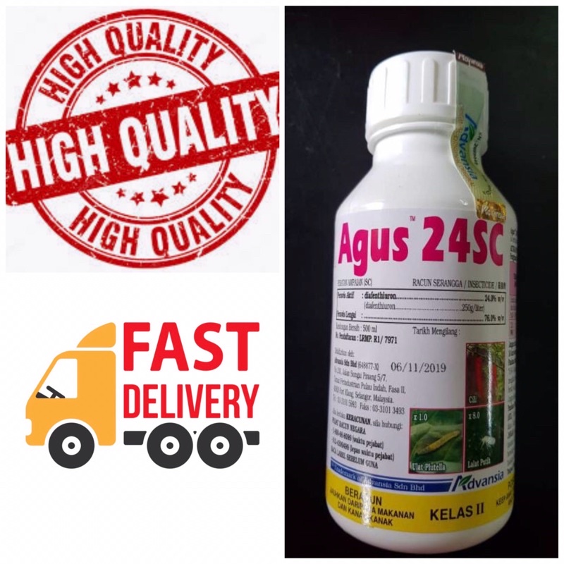 Advansia AGUS 24SC Diafenthiuron 500ml (Racun Lalat Putih & Racun Kutu ...