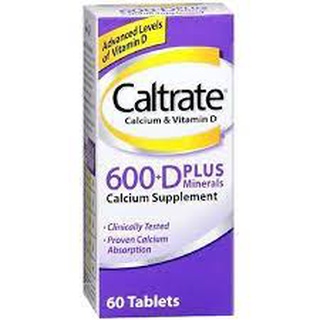 CALTRATE Calcium + D Plus (Calcium 600mg+Vit D3 500iu+minerals ...