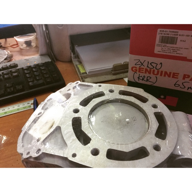 Kawasaki Zx150/ZXR150/RR150 cylinder block racing ceramic shark 65mm ...