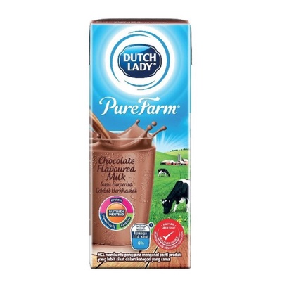 Dutch Lady Chocolate Milk 200ml x 24 [CARTON] | Shopee Malaysia